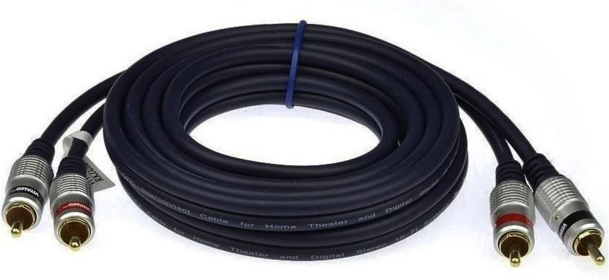 VITALCO RKD200 Kabel Coaxial Audio 2x RCA Cinch (wtyk) / 2x RCA Cinch (wtyk) 10m – VITALCO | TIM SA