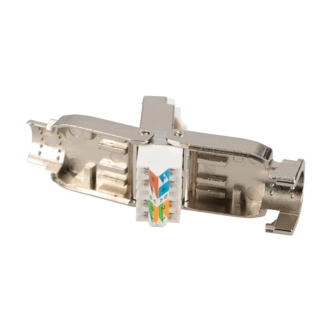 Wtyk RJ45 beznarzędziowy montaż Extralink CAT6A RJ45 – EXTRALINK | TIM SA