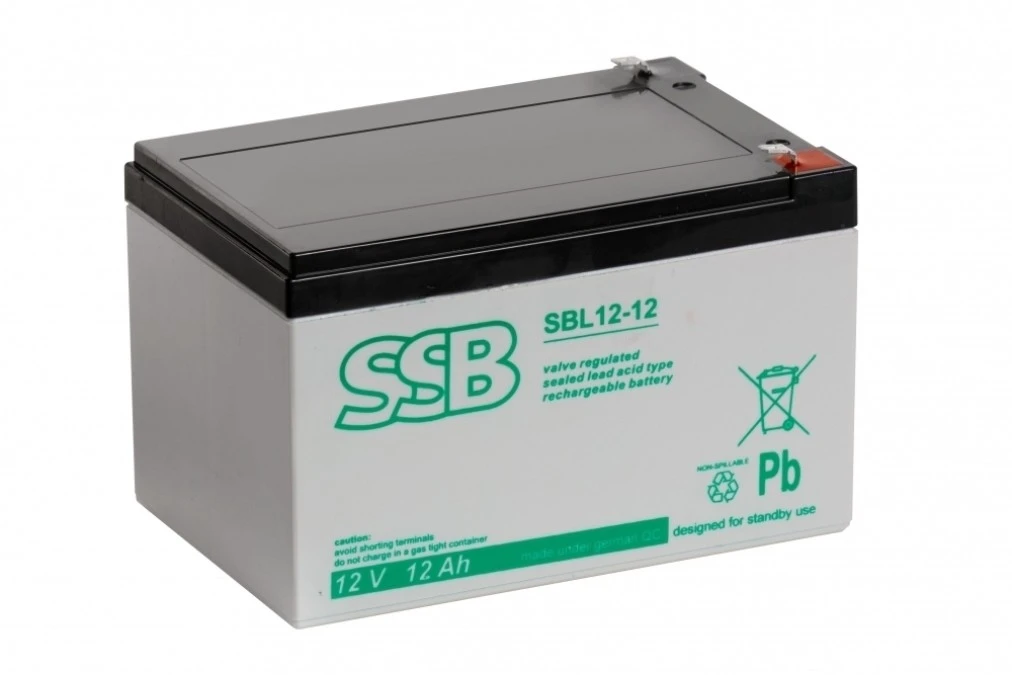 AKUMULATOR AGM SBL 12V 12Ah o żywotności 10-12 lat terminal T1 – SSB BATTERY | TIM SA