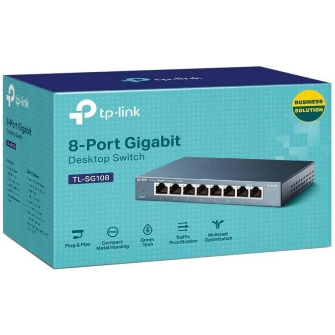 Switch desktop 8x port RJ45 (Gigabit Ethernet) przełącznik ...