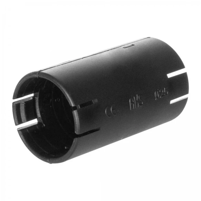 Łącznik składany prosty LSP 16 czarny do rur sztywnych (RL i RLM) oraz ...