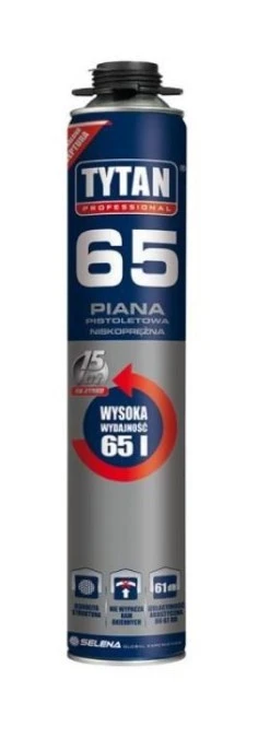 PIANKA PISTOLETOWA TYTAN 65 750ML 02 NISKOPRĘŻNA – TYTAN Professional ...