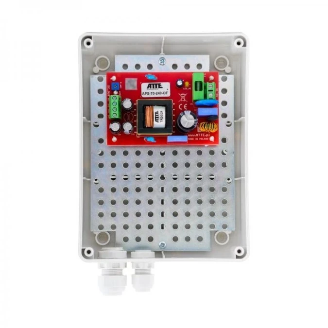 Zasilacz sieciowy SMPS, Vin 230VAC, Vout 24VDC, Iout 3A, Pout 72W, w obudowie zewnętrzne ABOX-M1 ...