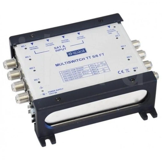 Multiswitch Telmor TT 5/8 FT końcowy – TELKOM-TELMOR | TIM SA