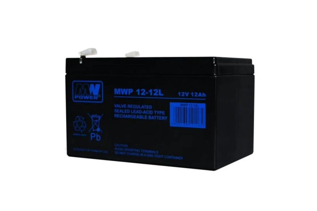 MWP 12-12L akumulator AGM 12-15 lat 12V/12ah – MW POWER | TIM SA