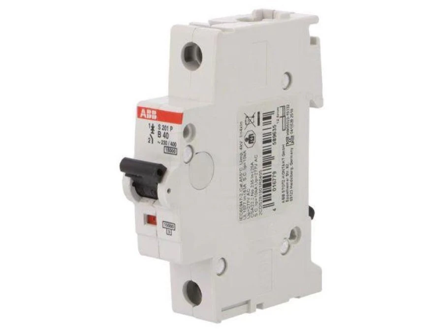 S201P-B40 Wyłącznik nadprądowy 230/400VAC Iznam 40A 1 biegunowy 10kA MCB – ABB | TIM SA