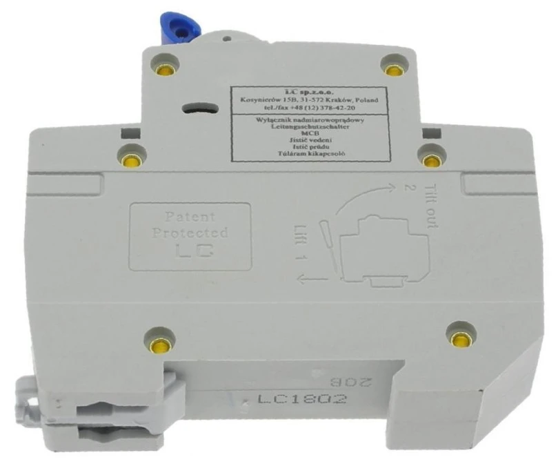 Wyłącznik nadprądowy M60 1P 1M 1F B 20A 6kA – LC-TEC | TIM SA