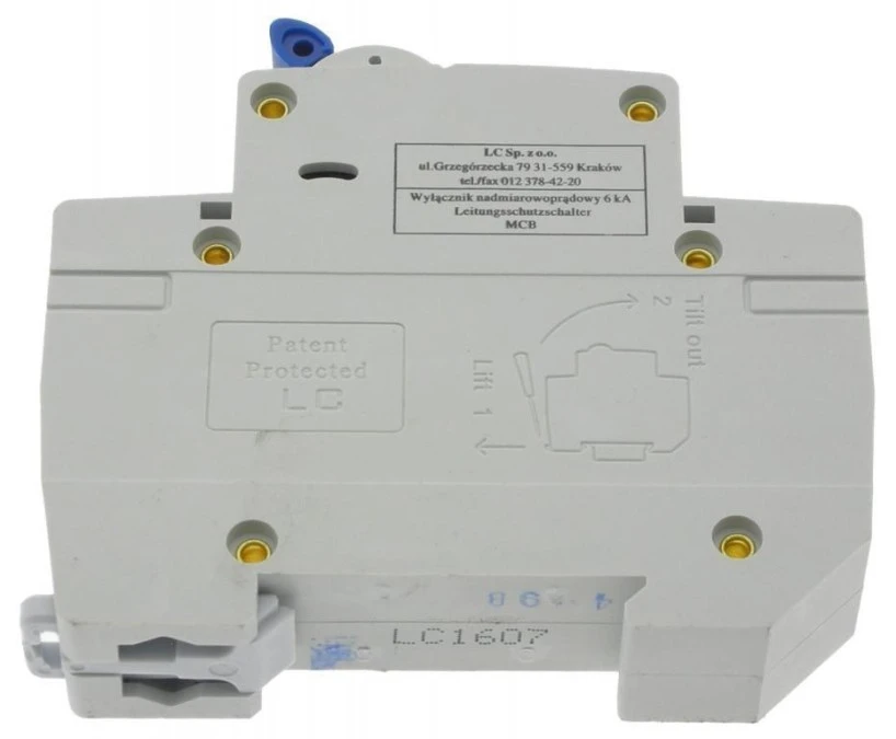 Wyłącznik nadprądowy M60 1P 1M 1F B 40A 6kA – LC-TEC | TIM SA