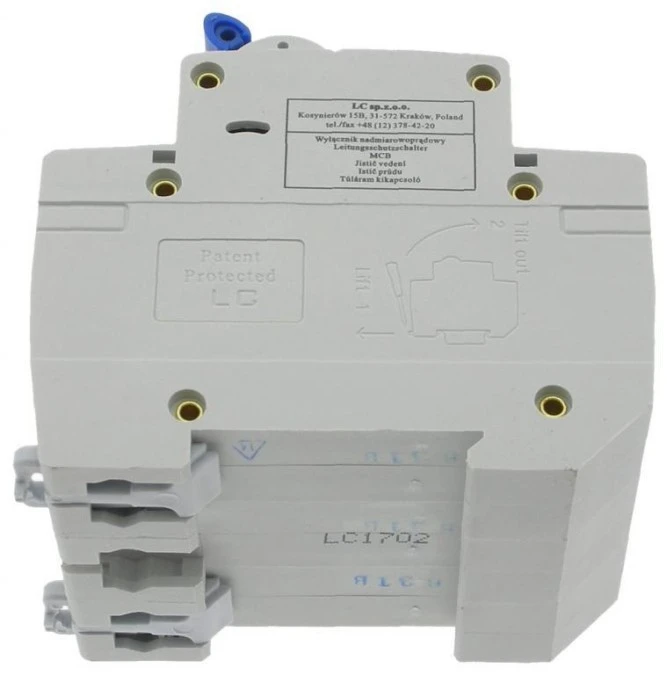 Wyłącznik nadprądowy M60 3P 3M 3F B 63A 6kA – LC-TEC | TIM SA