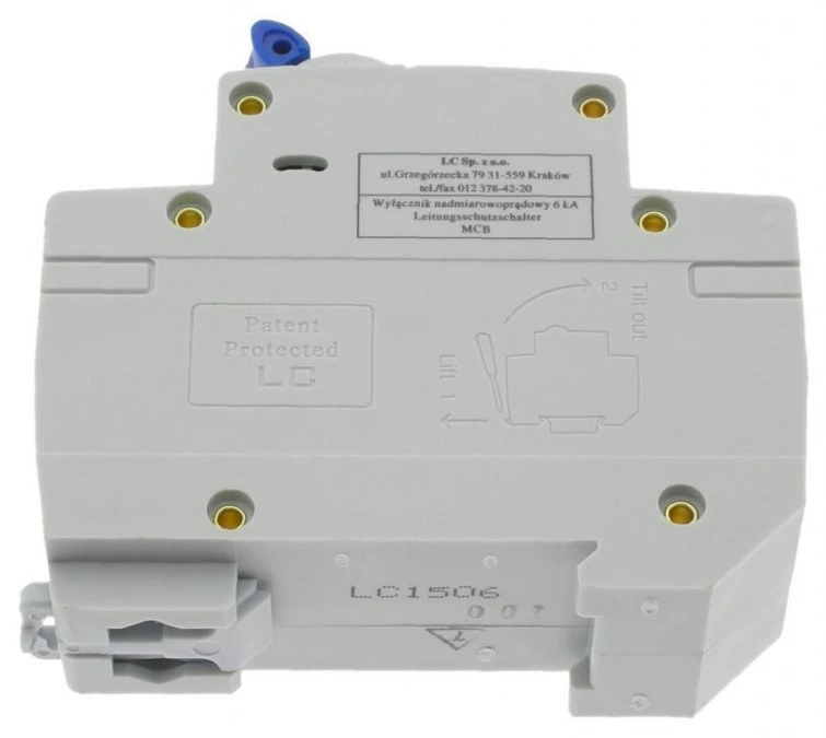 Wyłącznik nadprądowy M60 1P 1,5M 1F C 100A 6kA – LC-TEC | TIM SA