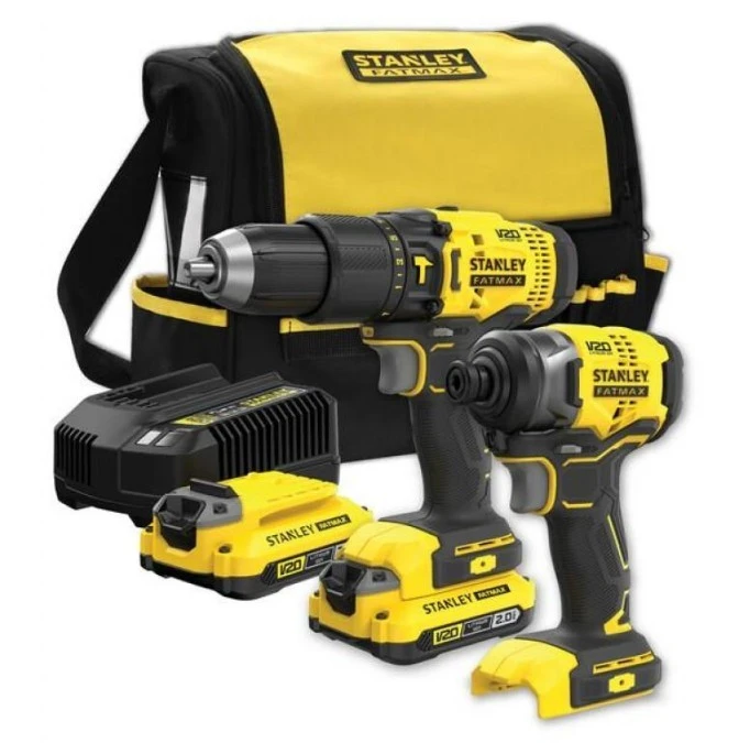 ZESTAW 18V V20 SFMCD711+SFMCF800 2*2.0AH TORBA – STANLEY | TIM SA