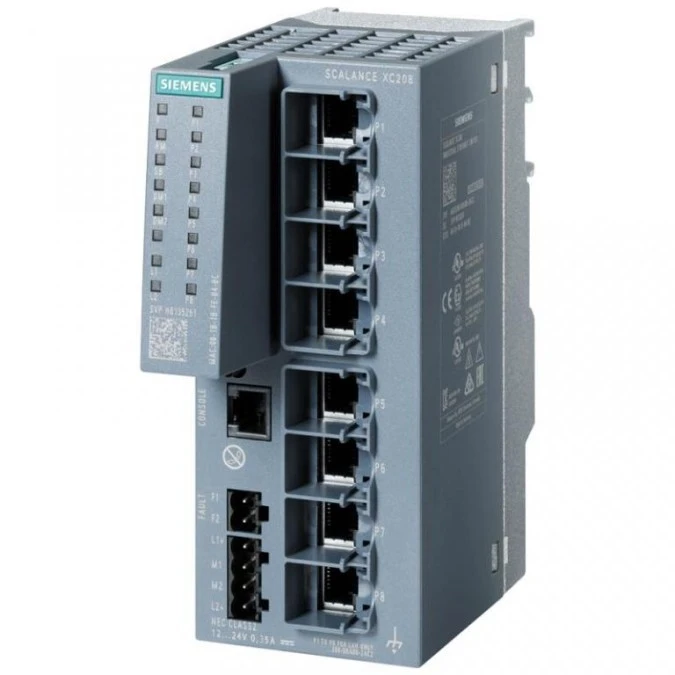 Switch zarządzalny - SCALANCE XC208 6GK5208-0BA00-2AC2 – SIEMENS | TIM SA