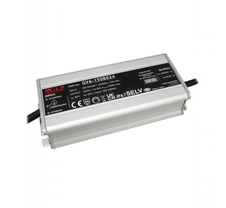 Zasilacz hermetyczny IP67 do oświetlenia LED 12V 12,5A 150W wodoodporny ...