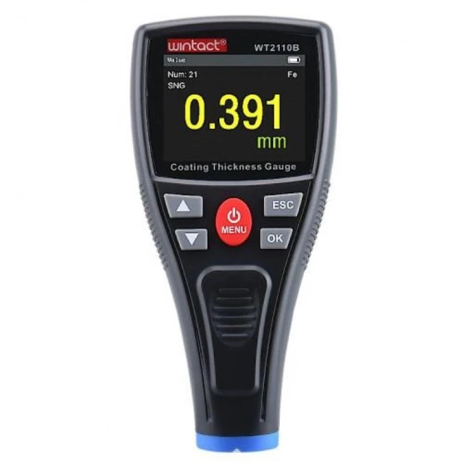 Miernik grubości powłoki lakierniczej Wintact WT2110B z bluetooth – WINTACT | TIM SA