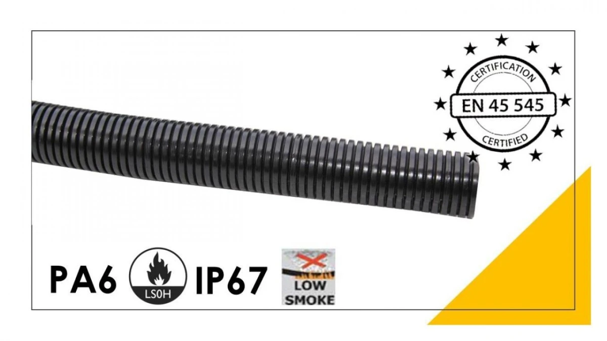 Peszel poliamidowy PA6-V0 EN45545-2 9,9mm/13mm DN 10 801.710.0 /50m ...
