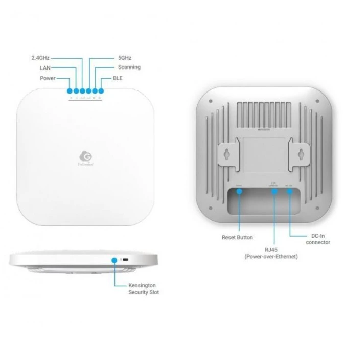 Wewnętrzny Access Point Security WiFi 802.11ax 2.5GbE zarządzalny ...