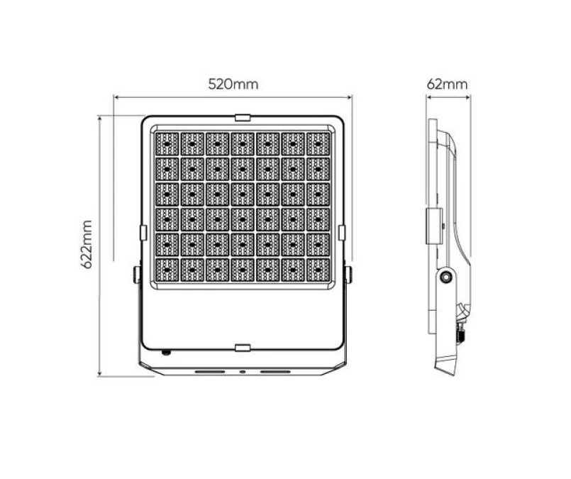 Naświetlacz projektor na boisko orlik LED line PRIME Floodlight 600W ...