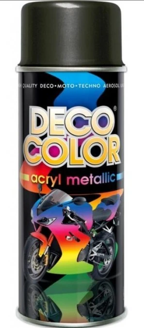 Farba w sprayu czarny metalik akryl metallic black 400ml – CHEMMOT DECO ...