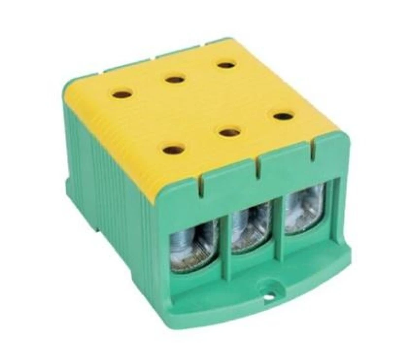 Blok rozdzielczy ‑ odgałęźny 3 ‑ polowy 35-240mm2 żółto - zielony ...