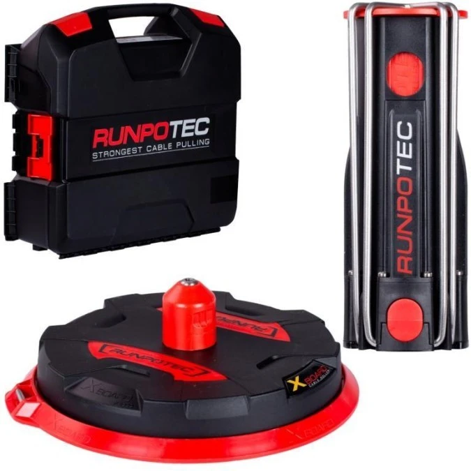 Rozwijak kablowy XB 300 + trzpień wielofunkcyjny + walizka systemowa ...