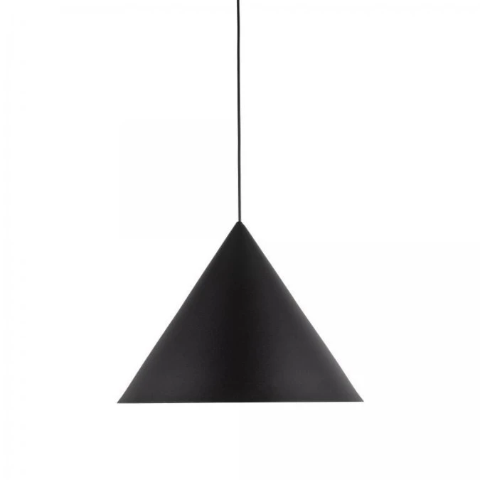 Lampa wisząca w stylu minimalistycznym CONO BLACK, czarny stylowy klosz ...