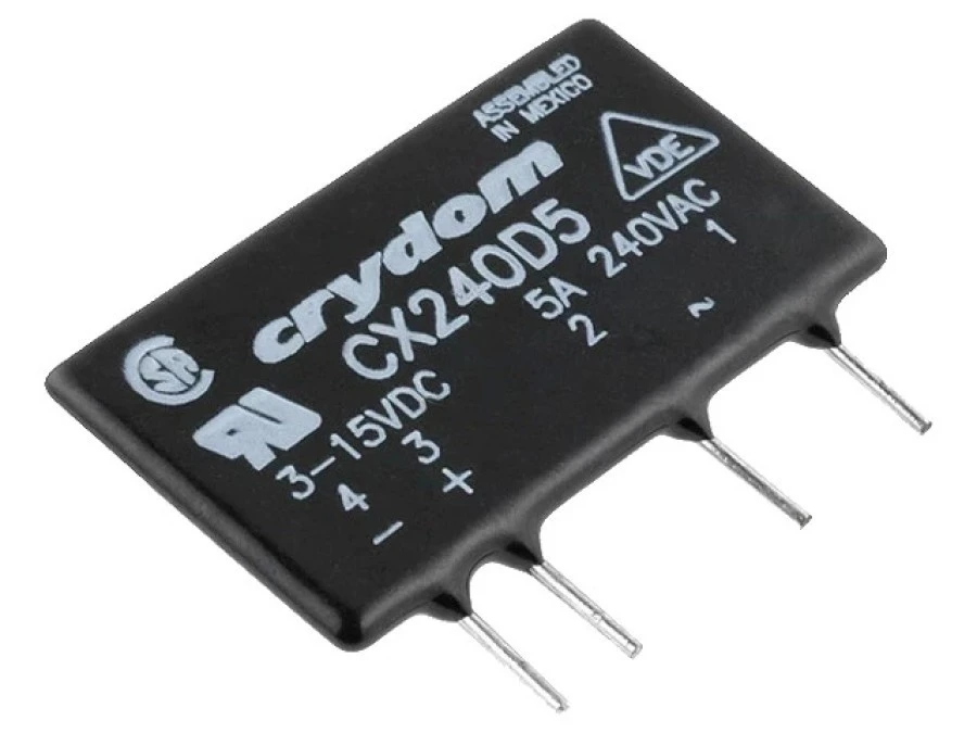 CX240D5 Przekaźnik półprzewodnikowy Uster: 3...15VDC 5A 12...280VAC THT ...