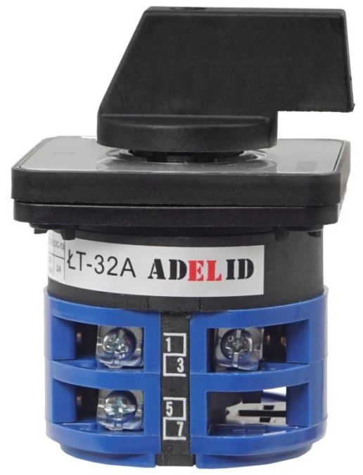 Łącznik krzywkowy 32A 0-1 3P tablicowy IP65 LT/32/01 – ADELID | TIM SA