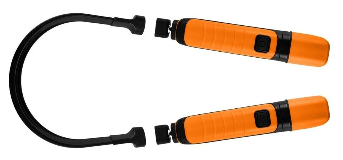 Latarka na szyję, ładowana przez USB-C 3,7V 300lm 10000K IK07 99-112 ...