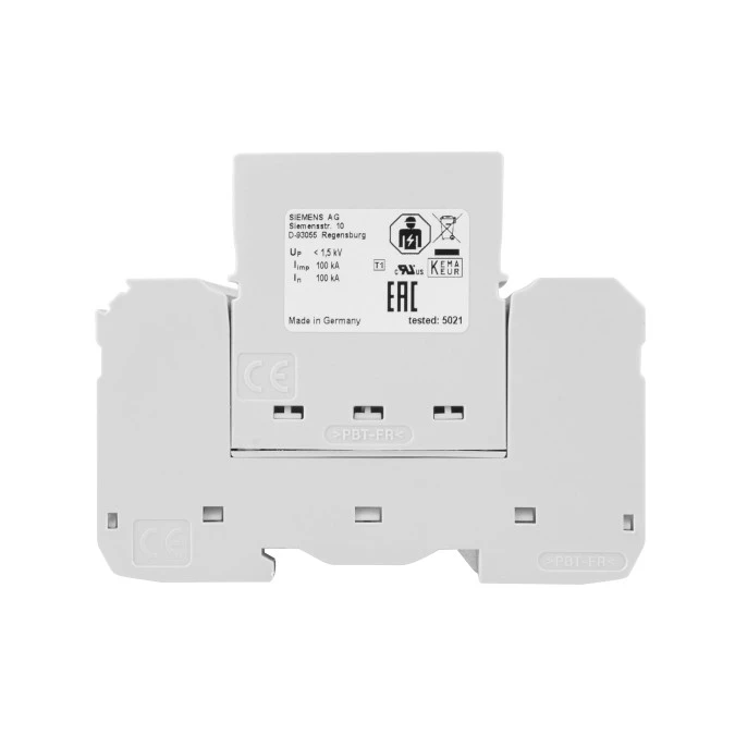 Ogranicznik przepięć Typ T1+T2 3P+N Uc 350V 25kA TN-S ze stykami sygn ...