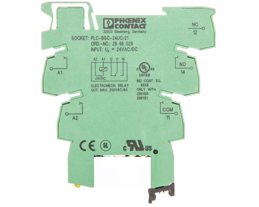 Przekaźnik interfejsowy 1P 6A 24V AC/DC PLC-RSC 24UC/21 2966184 /10szt ...
