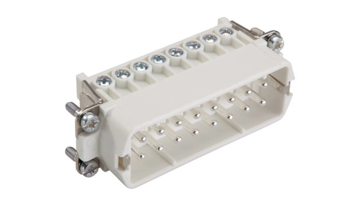 Wkład złącza 16P+PE męski 16A 250V EPIC H-A 16 SS 10540100 /5szt ...