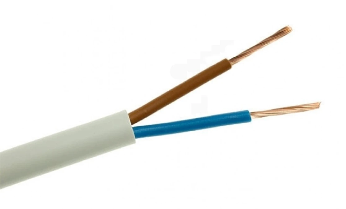 Przewód płaski H03VVH2-F (OMYp) 2x0,5 biały /100m/ – ELPAR | TIM SA