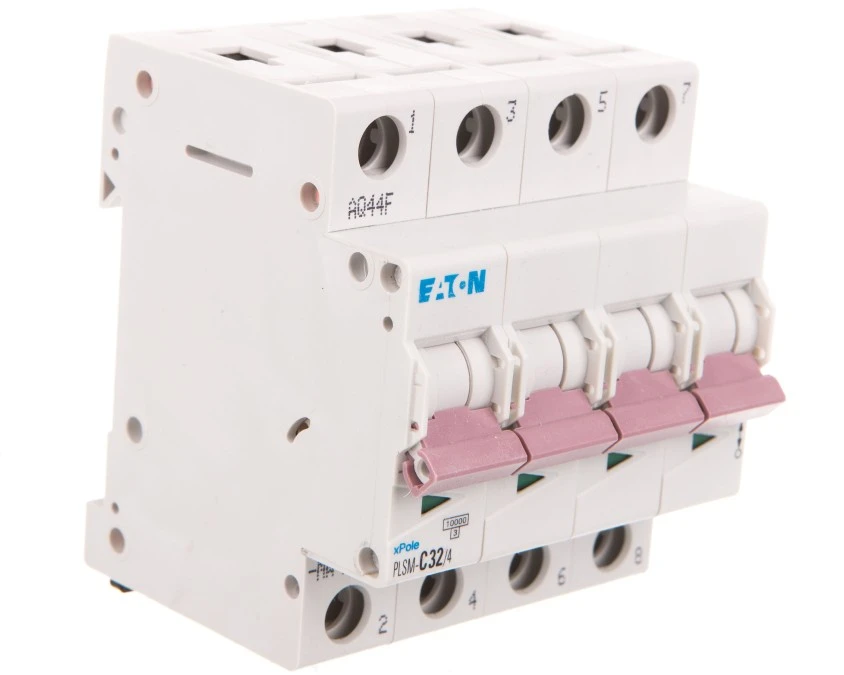 Wyłącznik nadprądowy 4P C 32A 10kA AC PLSM-C32/4-MW 242615 – EATON | TIM SA