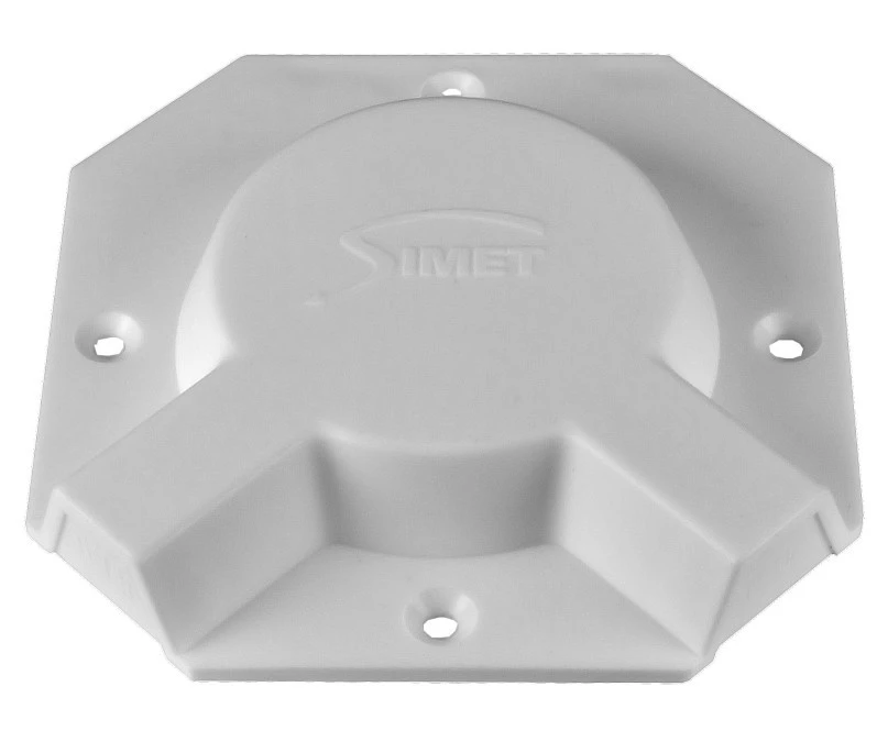 Pokrywa przyłączeniowa do przewodów elektroinstalacyjnych na puszkę fi ...