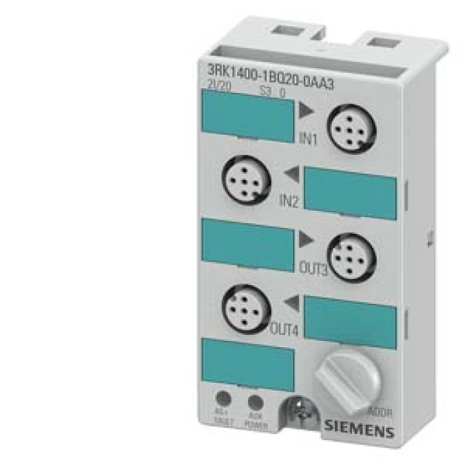 Moduł cyfrowy AS-INTERFACE K45 IP67 M12 3RK1400-1BQ20-0AA3 – SIEMENS ...