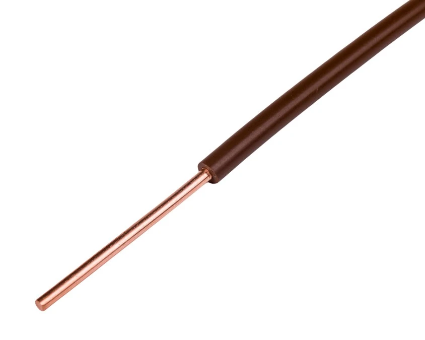 Przewód instalacyjny H05V-U (DY) 0,75 brązowy /100m/ – ELEKTROKABEL ...