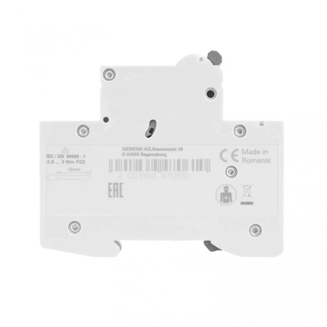Wyłącznik nadprądowy 1P B 4A 6kA AC SENTRON 5SL6104-6 – SIEMENS | TIM SA