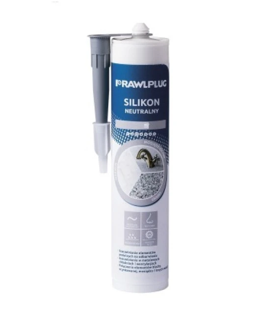 Silikon neutralny bezbarwny 300ml R-SL-NEU-01 /15szt./ – RAWLPLUG | TIM SA