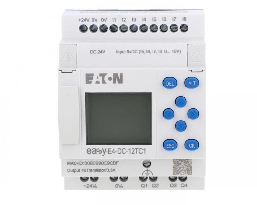Przekaźnik programowalny 24VDC 8DI(4AI) 4DO-T EASY-E4-DC-12TC1 197213 ...