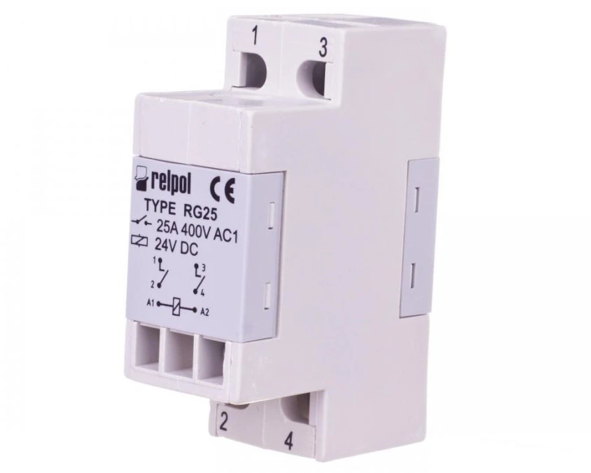 Przekaźnik przemysłowy 2Z 24V DC RG25-3022-28-1024 862724 – RELPOL | TIM SA