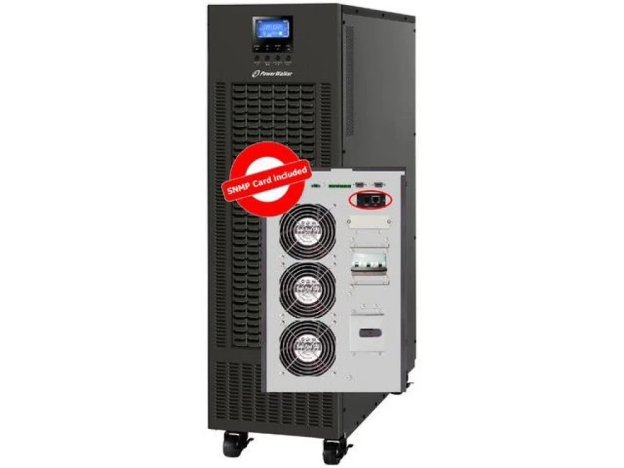 UPS POWERWALKER ON-LINE 3/3 FAZY CPG PF1 10 KVA, TERMINAL OUT, USB/RS ...