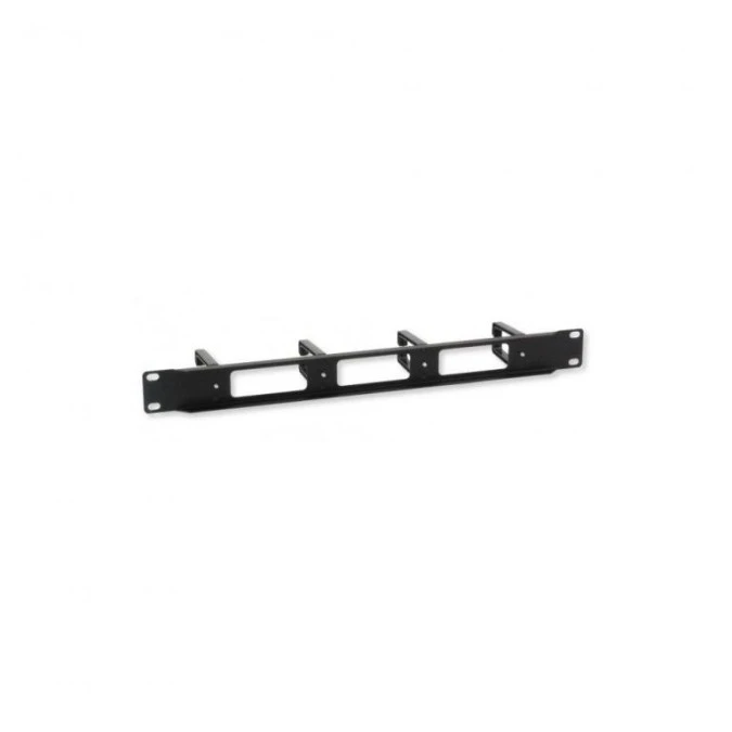 Organizer kabli 1U do szaf rack 19, 4x67mm, czarny – INTELLINET | TIM SA