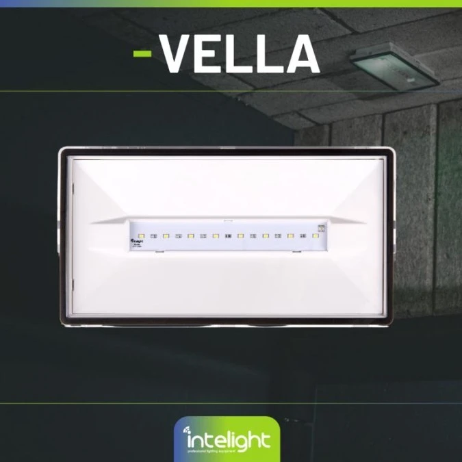 Oprawa ewakuacyjna/awaryjna VELLA SO 150 M 3H AT IP65 + (VD3, VD4, VD5) / 93508 – INTELIGHT | TIM SA