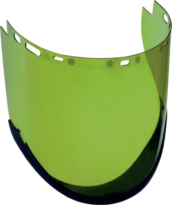 Osłona twarzy z poliwęglanu, wtryskiwana, kolor Zielony, VISORF14V2 ...
