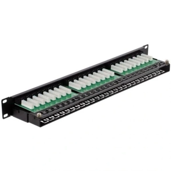 Patch panel RACK 19 kat.6 48p UTP z półką 1U ATEL – ATEL ELECTRONICS ...