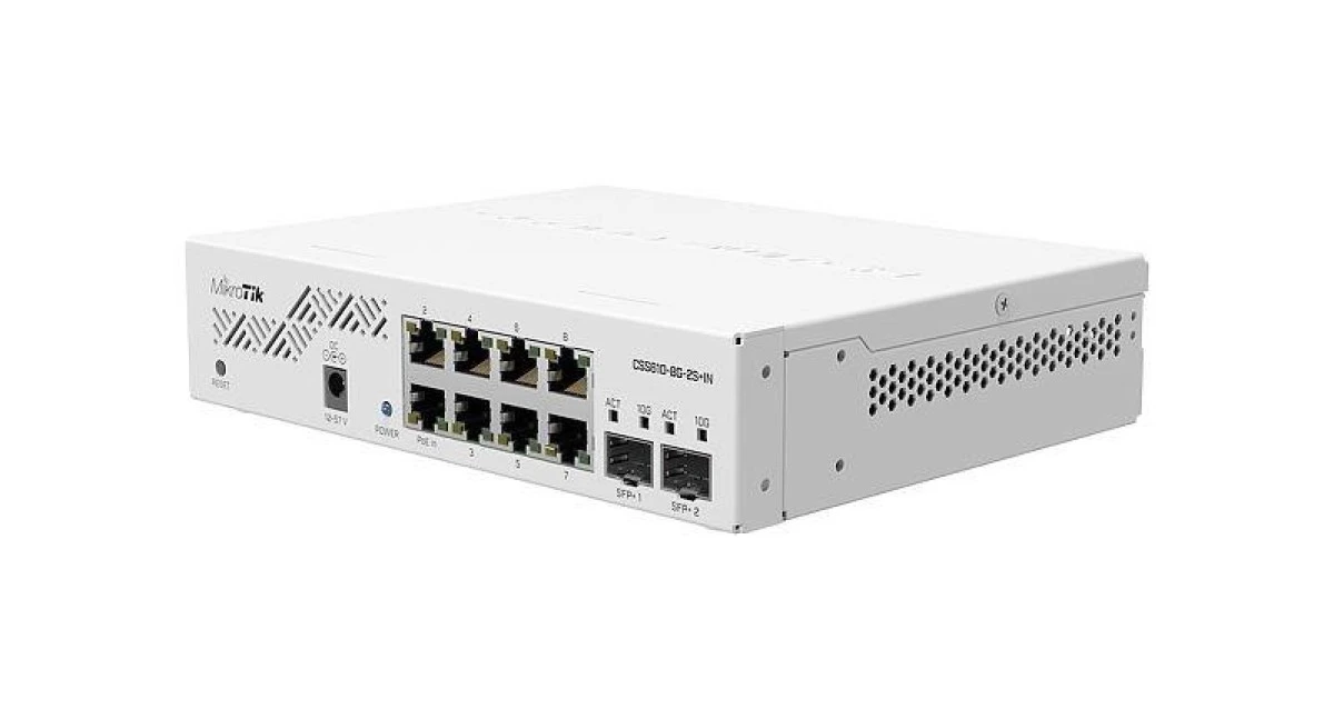 Switch Mikrotik CSS610-8G-2S+IN 10p Managed Gigabit/10G – MIKROTIK | TIM SA