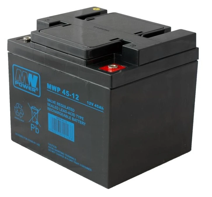 MW Power Akumulator 12V MWP 45Ah żywotność: ponad 12 lat śruba M6 – MW ...