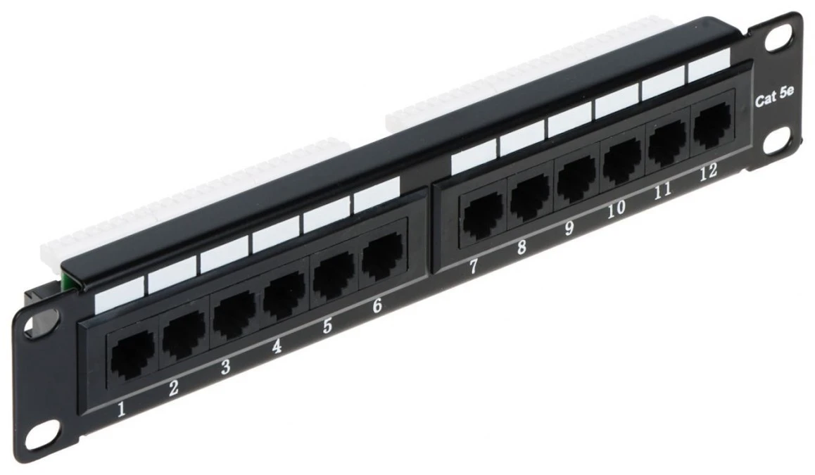 PATCH PANEL RJ-45 PP10-12/RJ 10cali – DELTA-OPTI | TIM SA