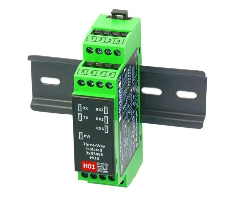 Koncentrator HUB RS485 jednostronna izolacja 3kV DC – REDISAGE ...