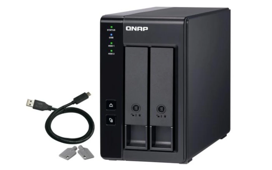 QNAP TR-002 2-zatokowa jednostka rozszerzająca dla QNAP/PC, złącze USB-C, Tower – QNAP | TIM SA
